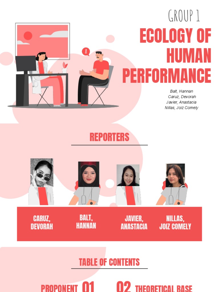 Ecology of Human Performance: Group 1 | PDF | Behavior | Theory