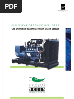 New Specification Sheet - 250kVA Kirloskar Green Generator | PDF | Electric Generator | Diesel ...