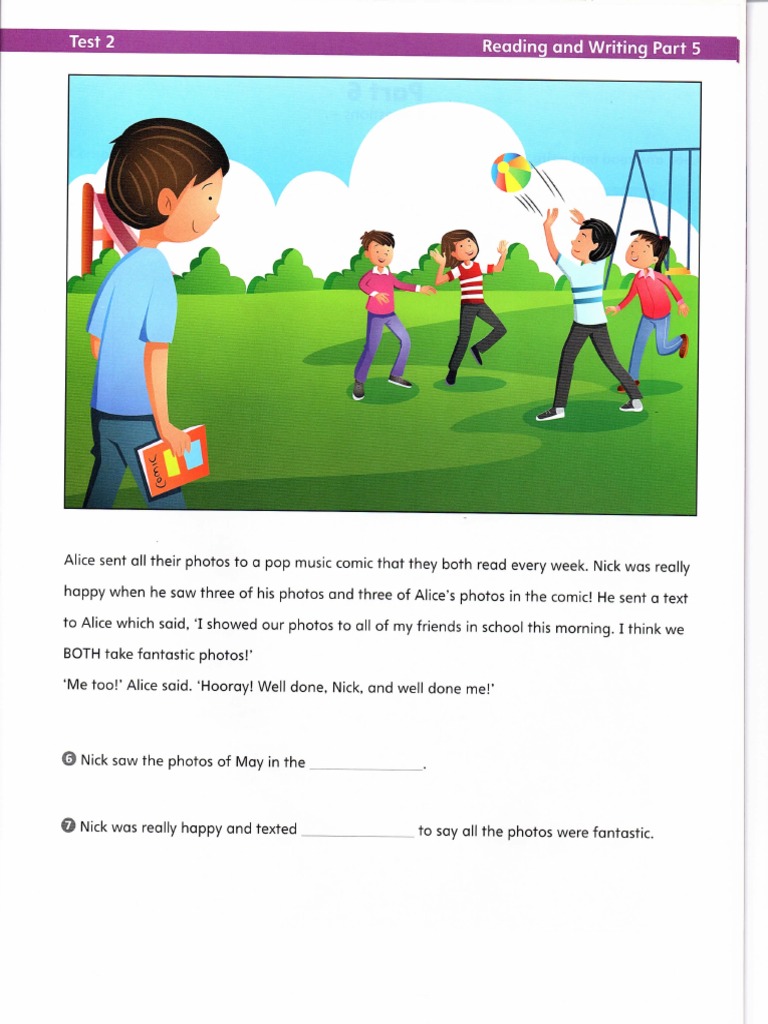 Reading & Writing Test 2 Exam Practice - Part 5c | PDF | Mystery ...