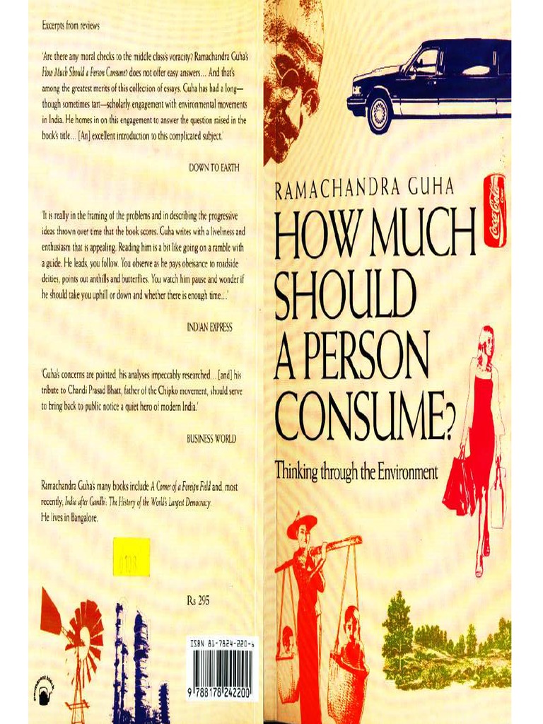 How Much Should A Person Consume by Ramachandra Guha PDF | PDF
