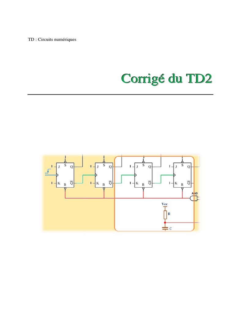 Corrigé TD2 CN | PDF | Électronique numérique | Design électronique