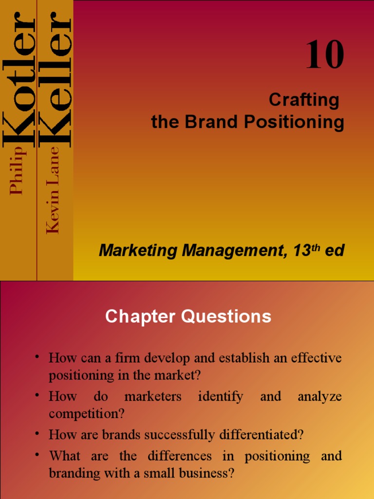 Crafting The Brand Positioning | PDF | Brand | Marketing