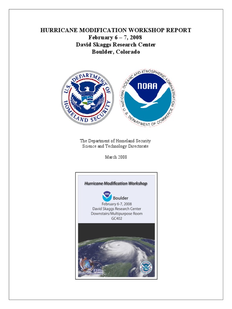 Hurricane Modification Insights | PDF | Tropical Cyclones | Oceans