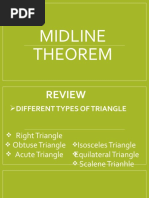 Midline Theorem in Triangles Explained | PDF | Classical Geometry ...