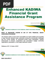 Full Overview of The Kadiwa NG Pangulo Program | PDF | Food Security | Agriculture