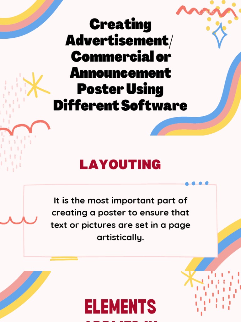 Creating Advertisement/ Commercial or Announcement Poster Using ...