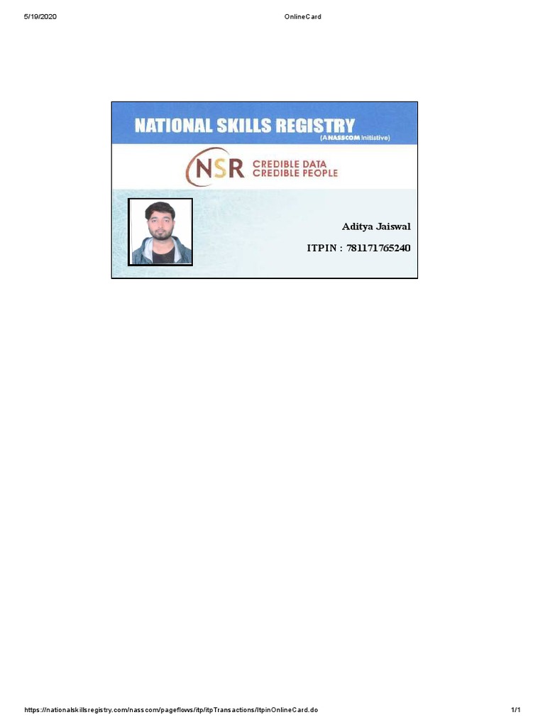 Online Card | PDF