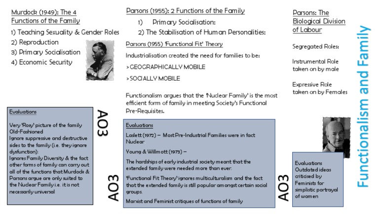 Functionalism and Family | PDF | Family | Gender Studies