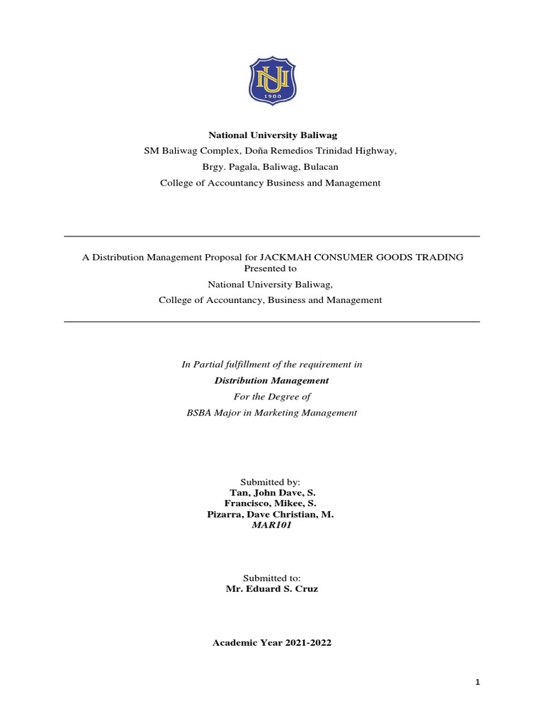 DMP - Mar101 - Francisco - Tan - Pizarra Jackmah Consumer Goods Trading ...