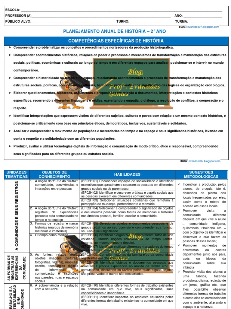 História 2 Ano Pdf Tempo Comunicação