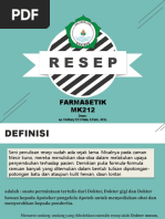 Resep, Copy Resep, Etiket Dan Kelengkapannya | PDF