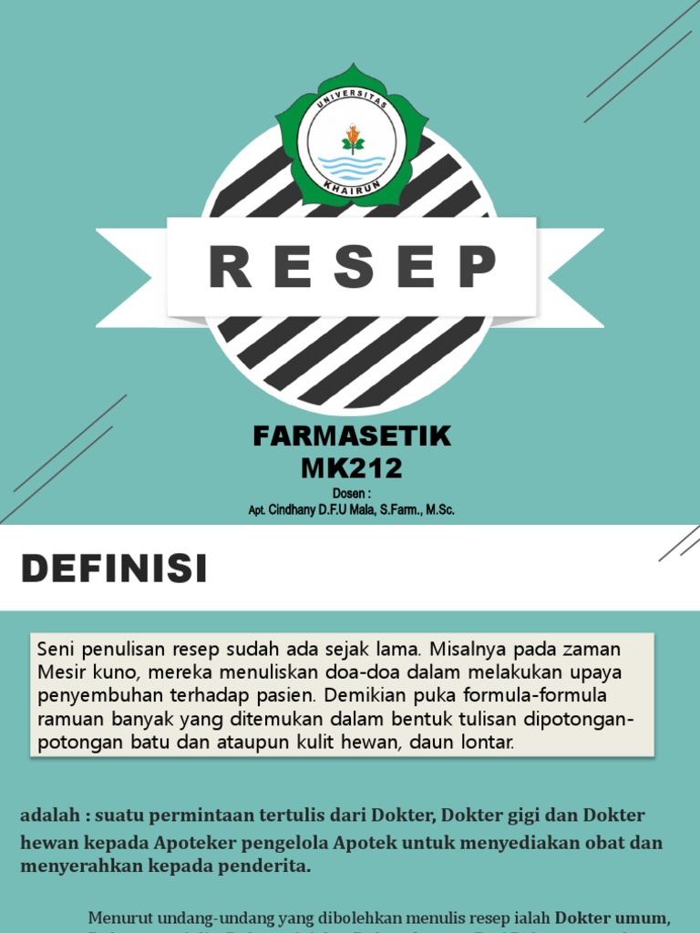 RESEP | PDF