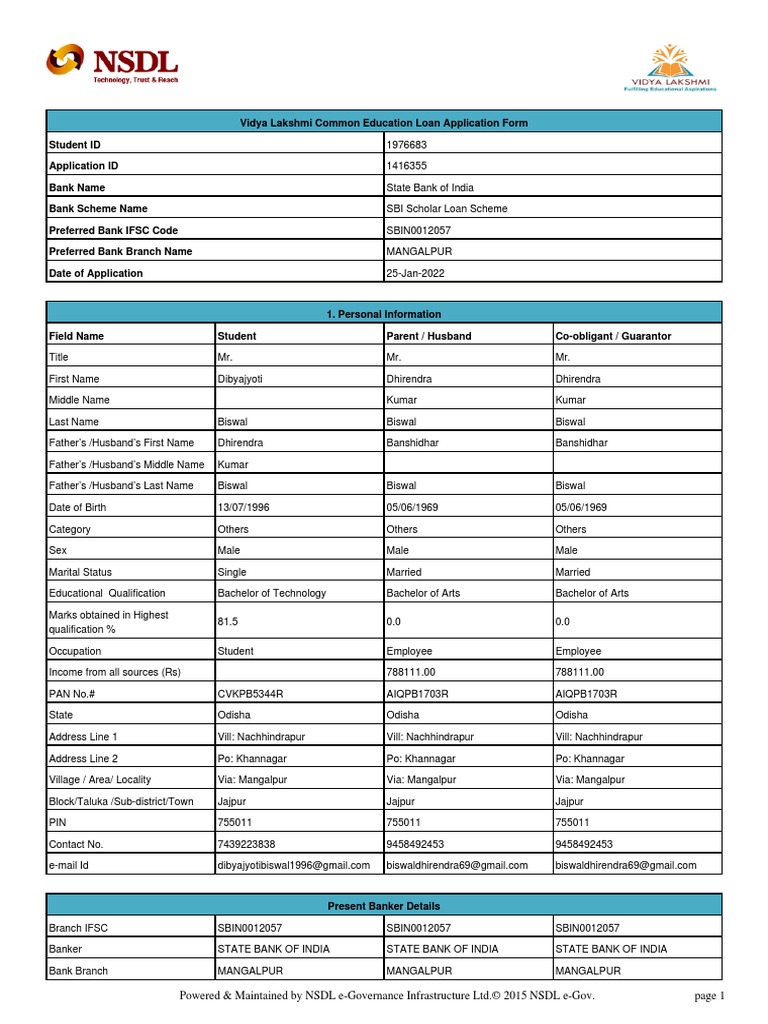Powered & Maintained by NSDL E-Governance Infrastructure LTD.© 2015 ...