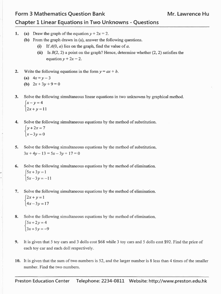 F2 Maths 2021 12 Set 4 Chapter 7 QB Printed 10 | PDF