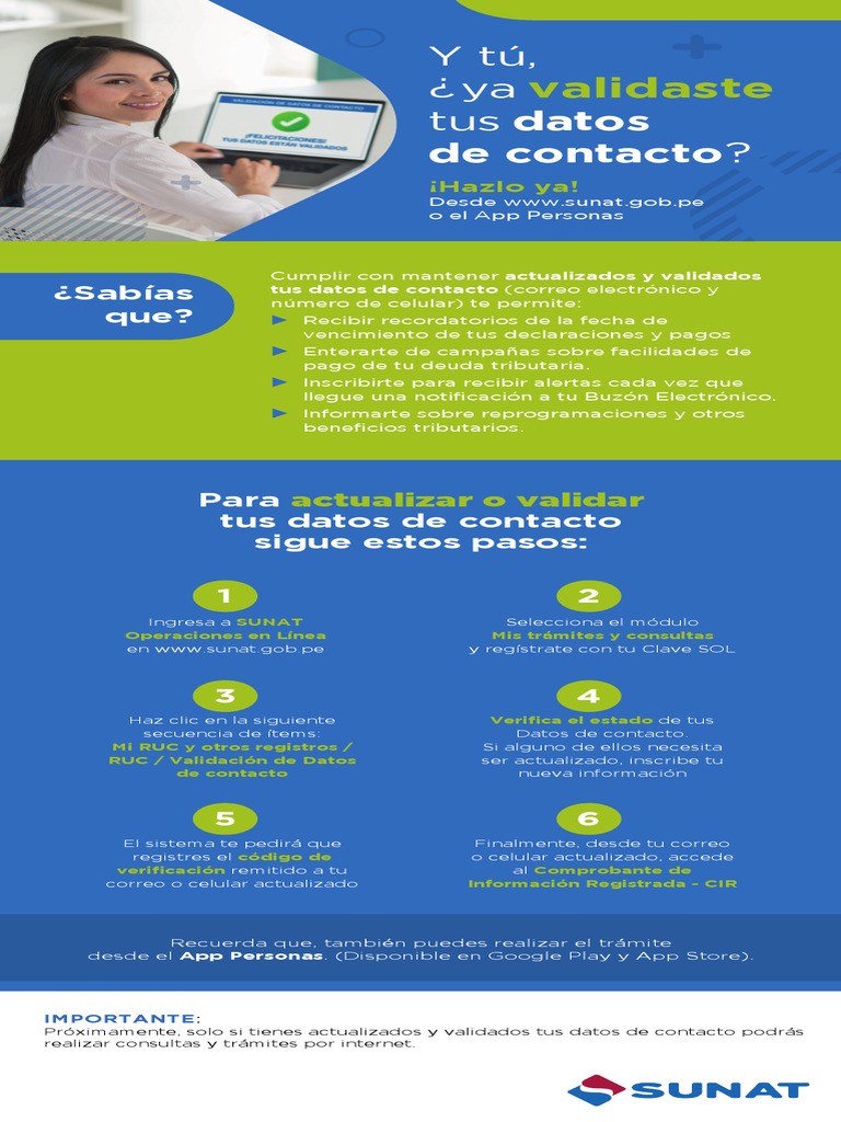 Datos de Contacto (Teléfono y Correo) - Actualización y Validación ...