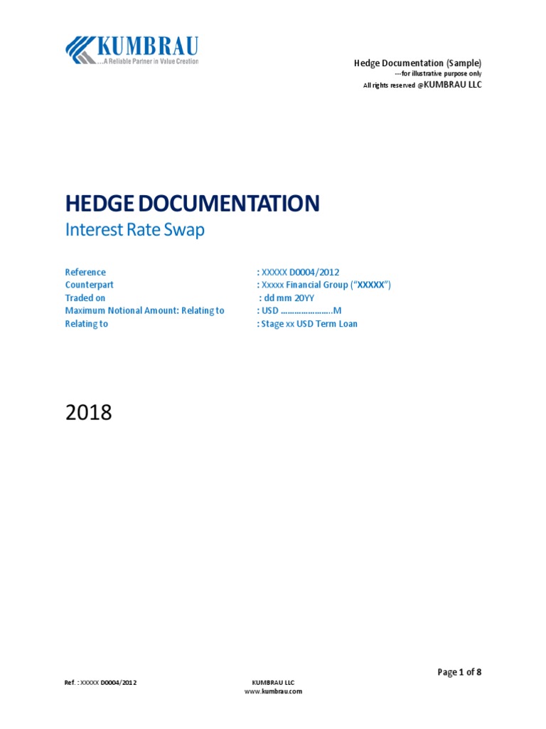 Hedge Documentation - Sample | PDF | Swap (Finance) | Hedge (Finance)