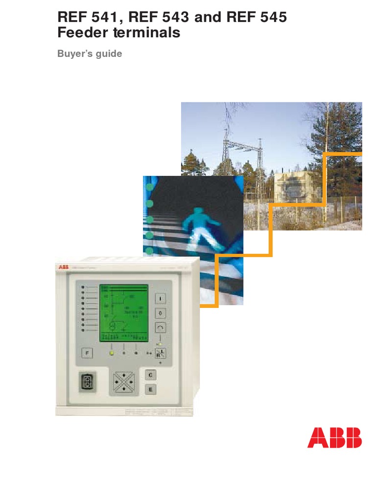 ABB REF 541, 543, and 545 Overview | PDF | Power Supply | Computer Terminal