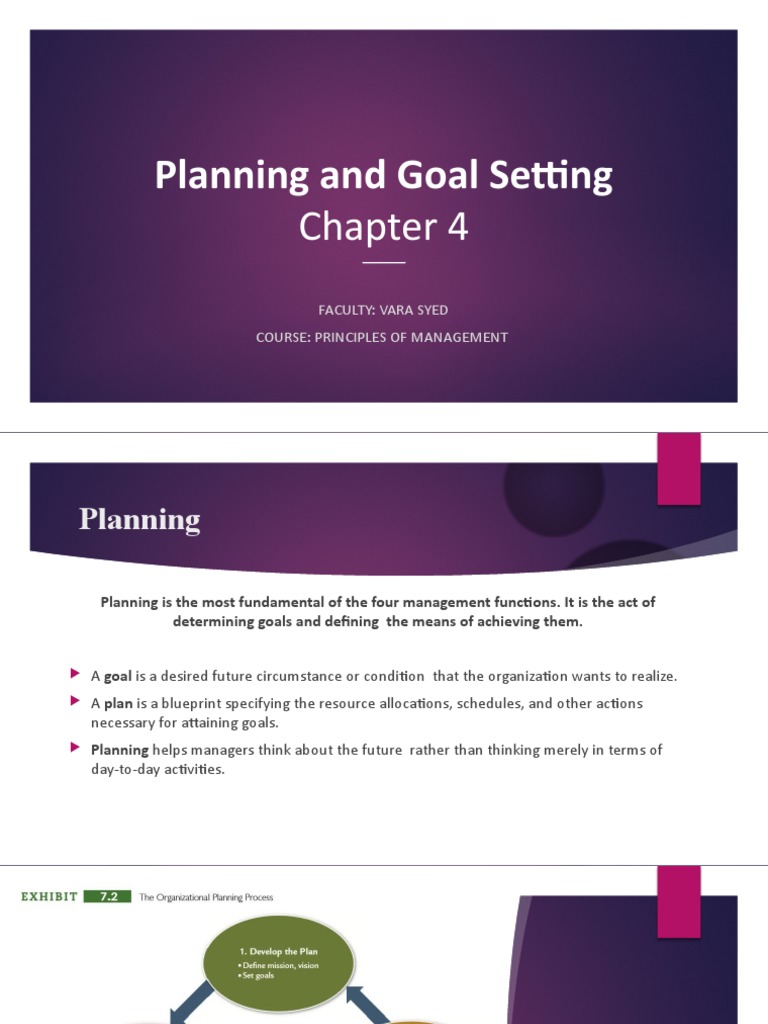 Effective Planning and Goal Setting | PDF | Goal | Sales