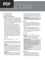 Welcome Unit: Think 2ed Workbook 1 Answer Key | PDF | Foods