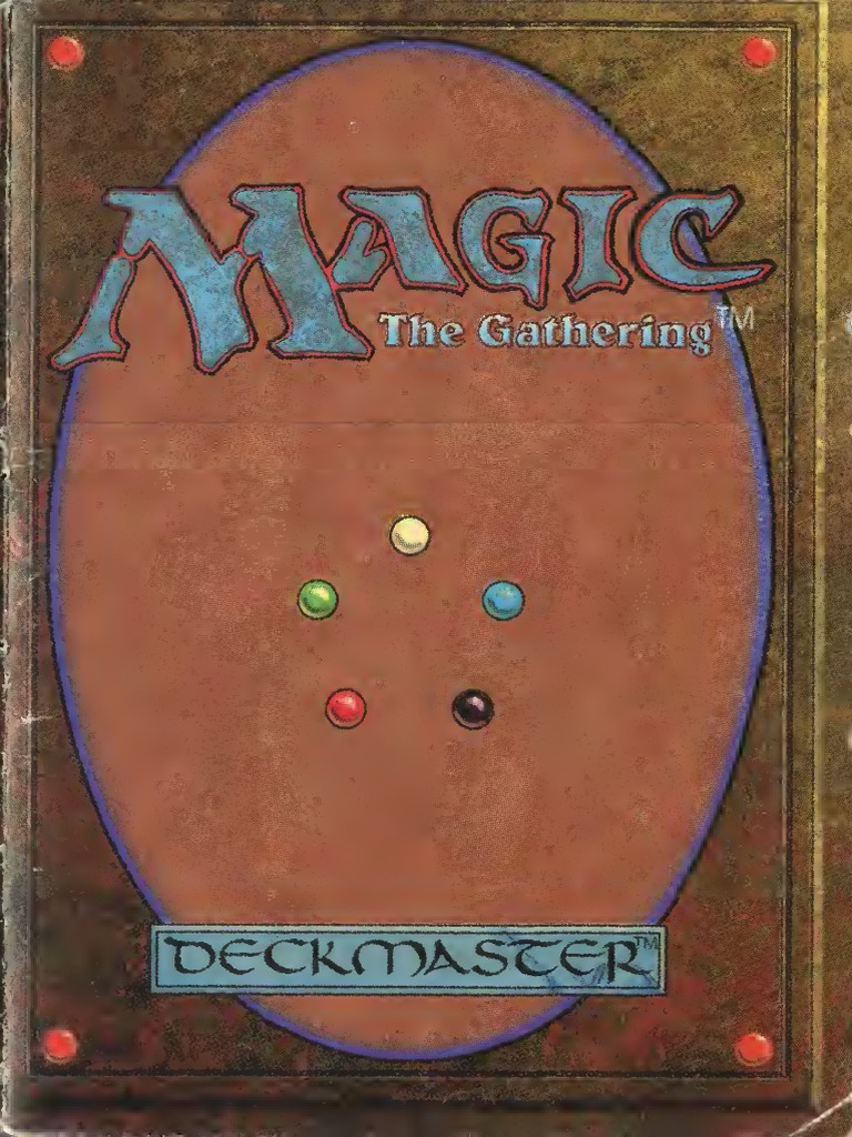 Magic The Gathering - Fourth Edition Rulebook | PDF | Magician (Fantasy)