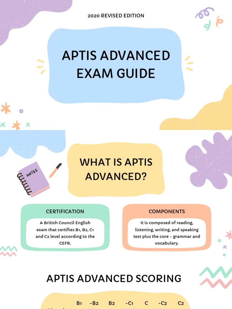 Aptis Advanced Exam Guide: 2020 Revised Edition | PDF | Learning ...