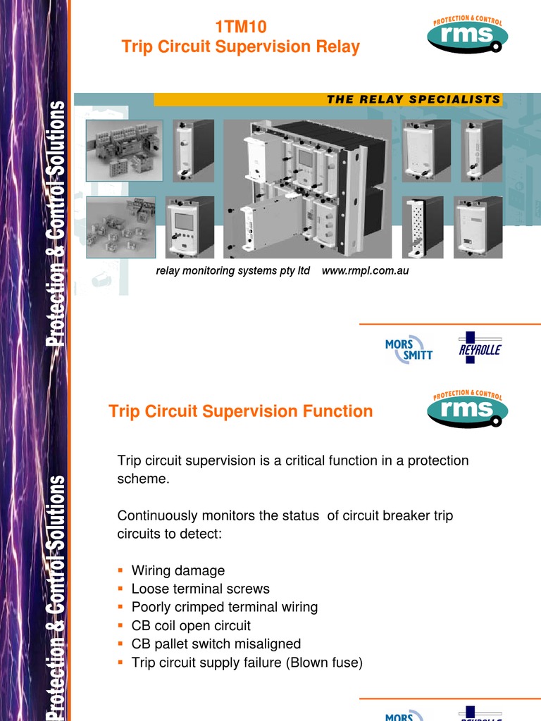 Trip Circuit Supervision | Relay | Direct Current