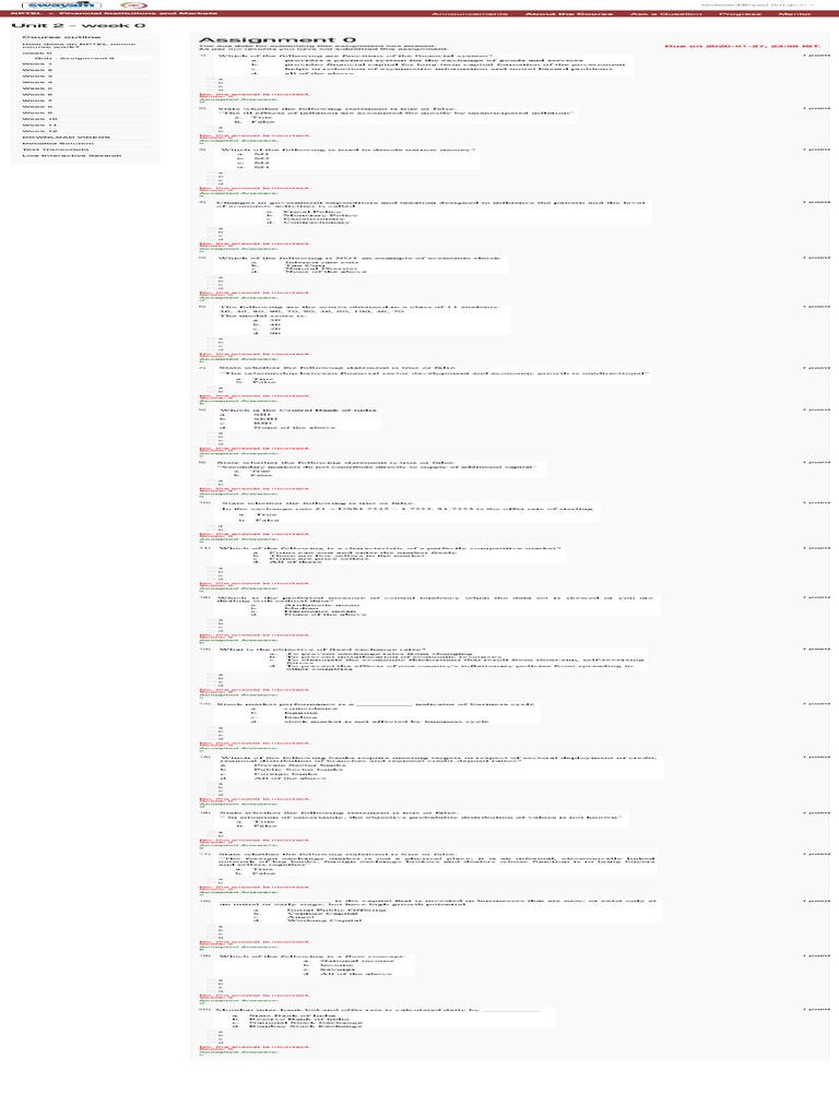 Noc20 Mg10 Assigment 1 | PDF