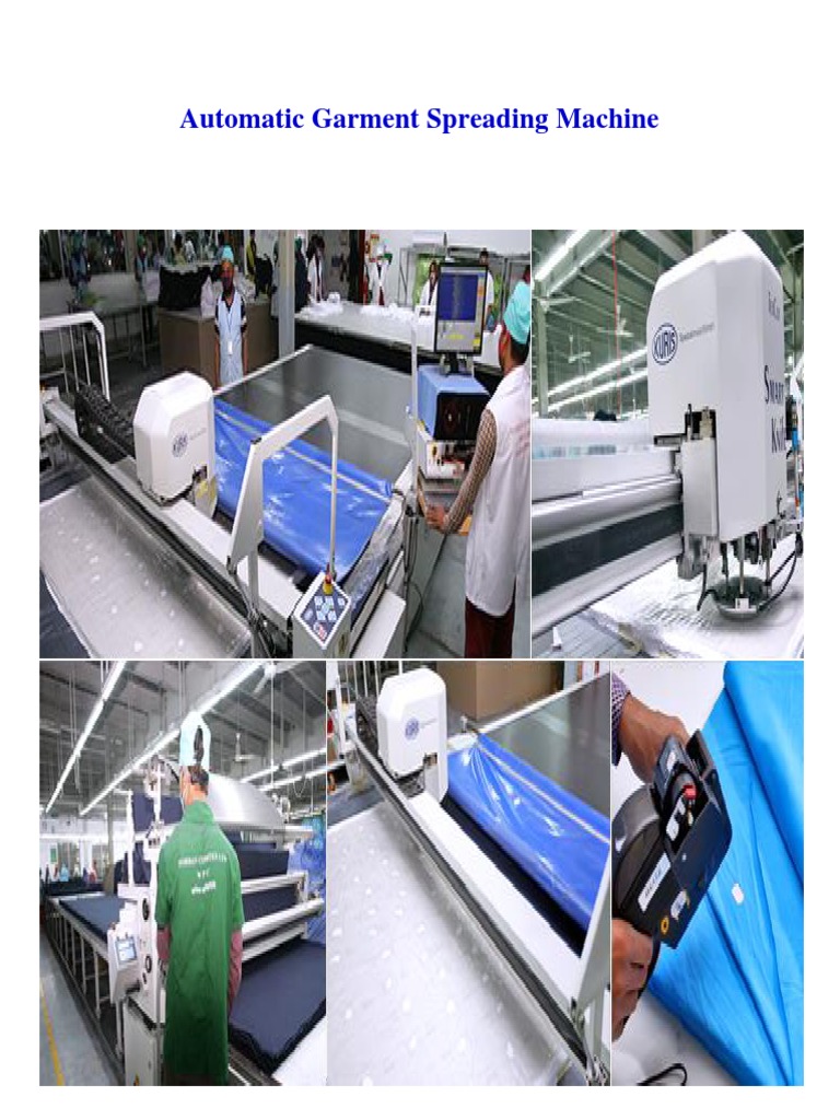 Automatic Garment Spreading Machine | PDF | Textiles | Machines