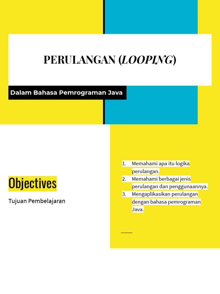 PERULANGAN | PDF