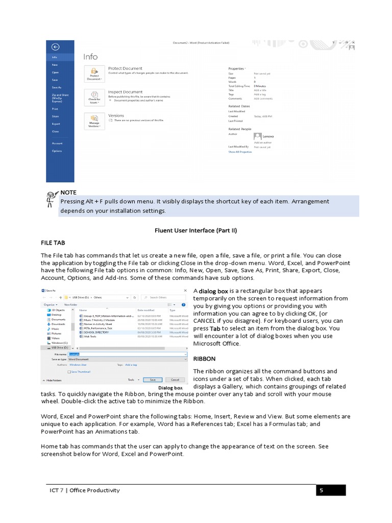 Understanding Common Interface Elements in Microsoft Office ...