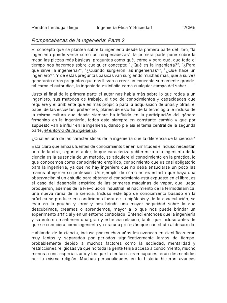 Rendon Lechuga Diego 2CM5-Rompecabezas de La Ingeniería - pt2 | PDF ...