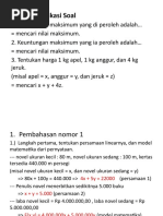 Soal Cerita SPTLDV | PDF
