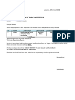 Surat Pernyataan Refund Dana Pembayaran | PDF
