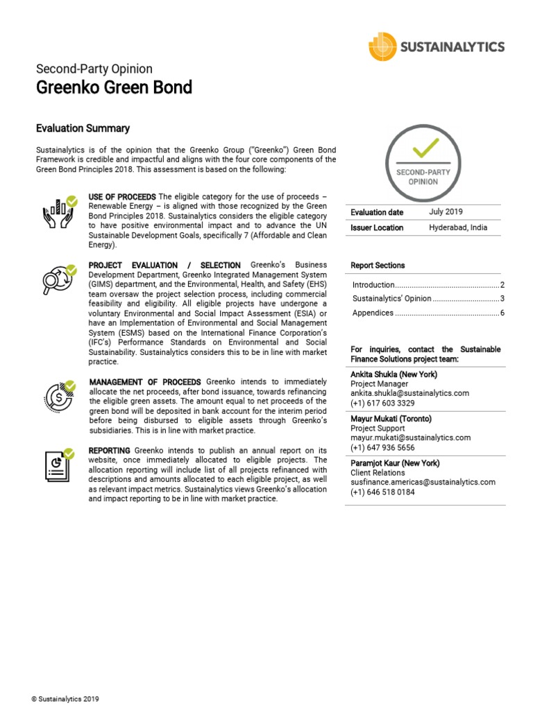 2019 Sustainbaility - Bond - Framework - and - Opinion - Greenko-Green ...