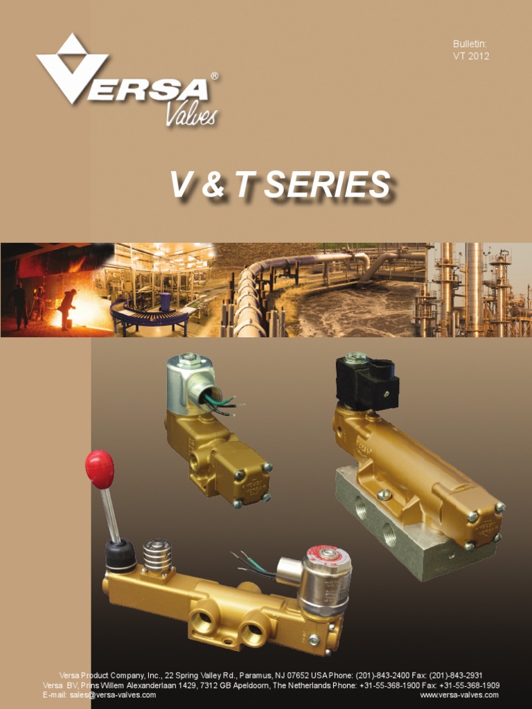 Versa V Series Valves | PDF | Valve | Building Engineering