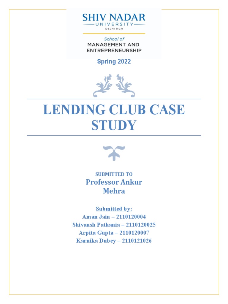 Lending Club Investment Analysis 2016 | PDF | Investor | Loans