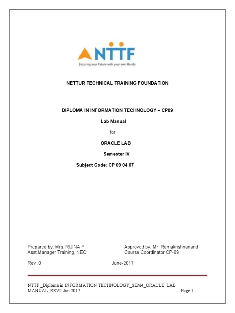 Oracle Manual | PDF | Pl/Sql | Table (Database)