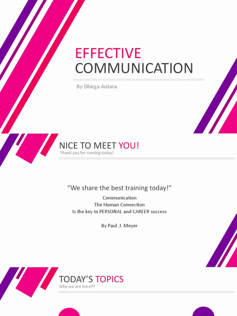 Communication Effectiveness | PDF