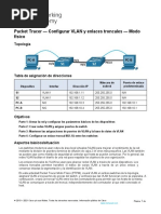 Taller 1 - Configuración de VLANs y Enlaces Troncales | PDF | Conmutador de red | Redes de ...