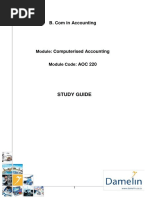 Pastel Accounting Setup Guide | PDF | Invoice | Debits And Credits