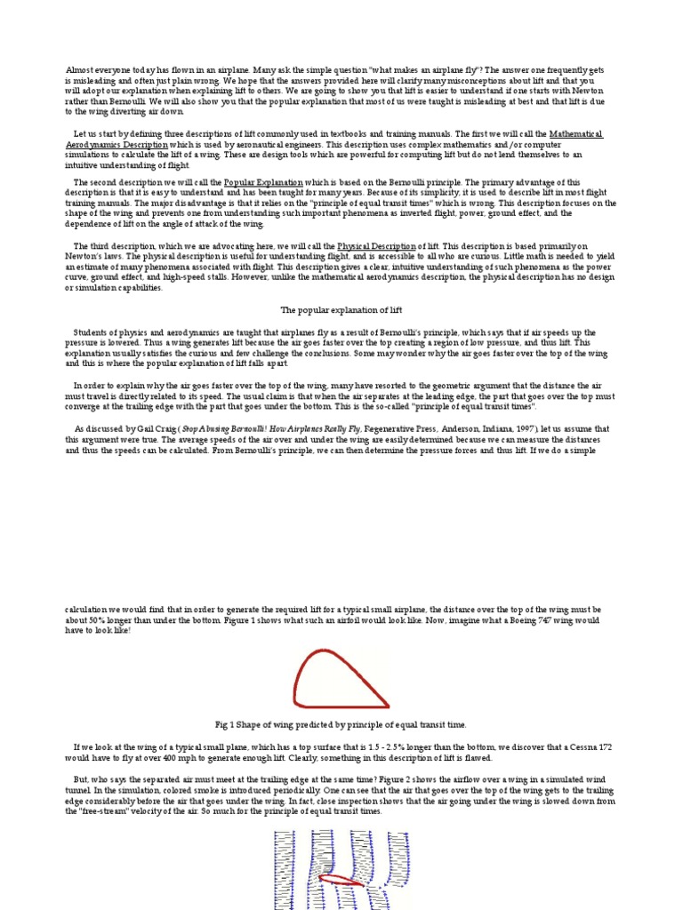 Theory of Flight | PDF | Lift (Force) | Drag (Physics)