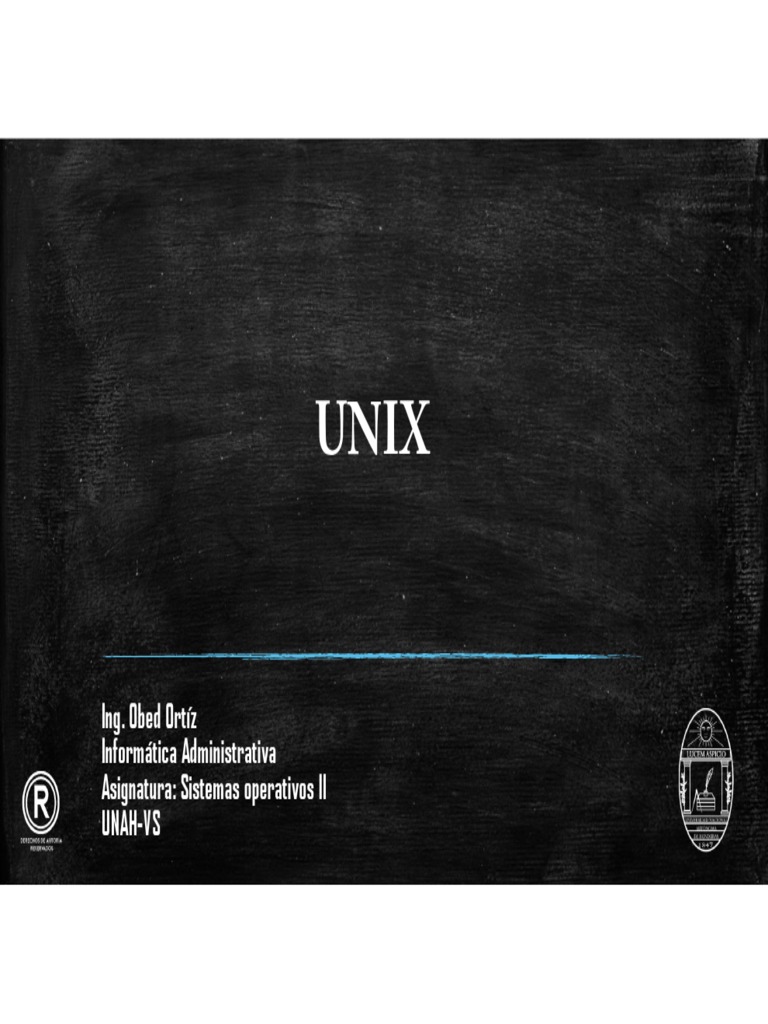 Clase-3 UNIX | PDF | Archivo de computadora | Unix