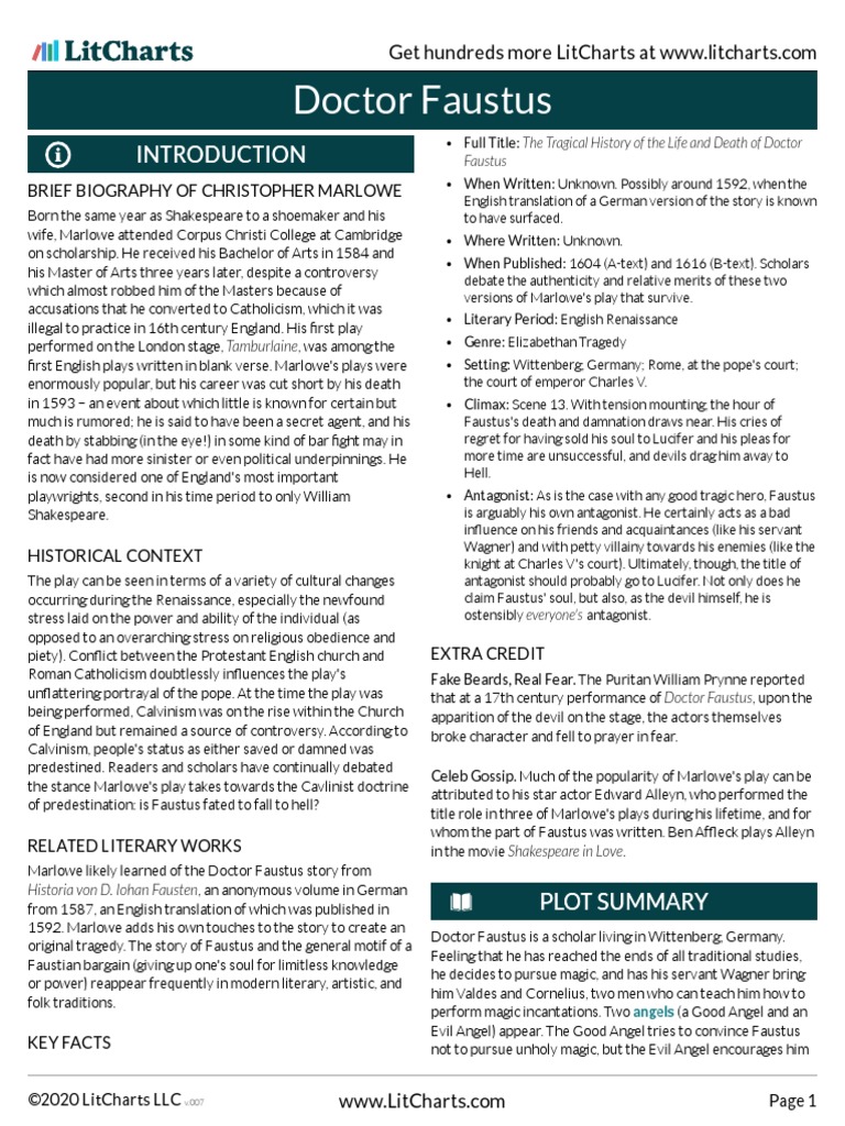 Doctor Faustus | PDF | Faust | Seven Deadly Sins