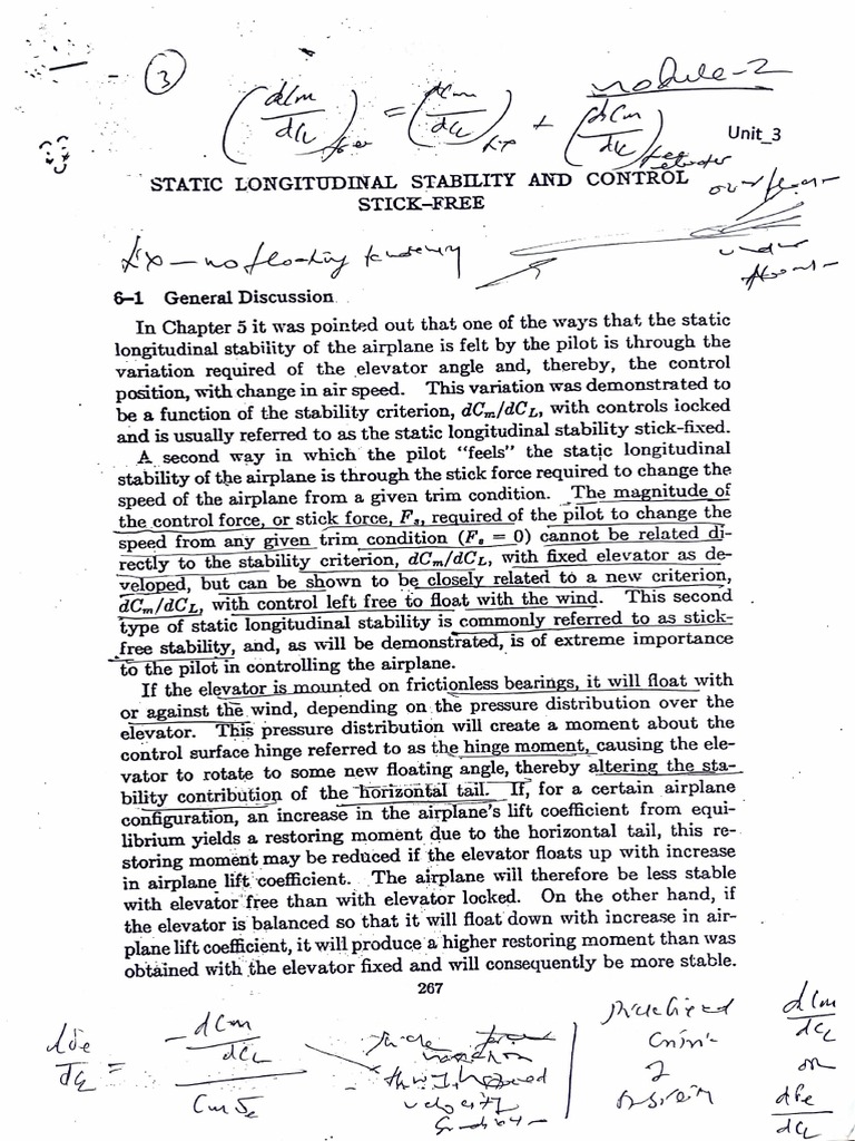 Understanding the Parameters that Influence Static Longitudinal ...