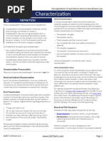Character Types: Round, Flat, Dynamic, Static | PDF