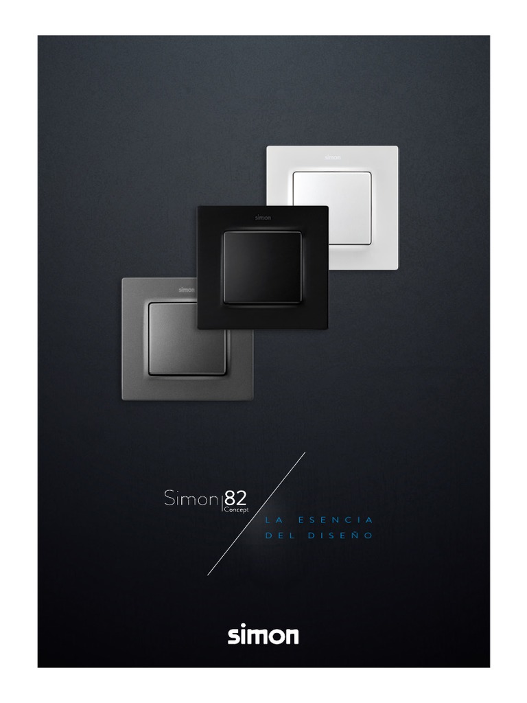 Simon 82 Concept Catalogo | PDF | Enchufes y tomas de corriente alterna ...