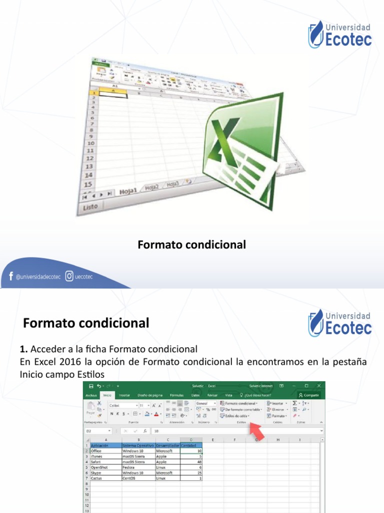 Formato Condicional | PDF | Microsoft Excel | Informática