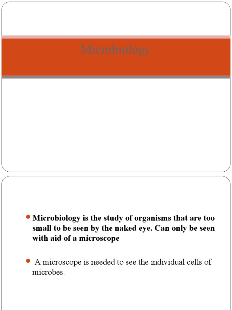 The Development of Microbiology: From Early Discoveries of ...