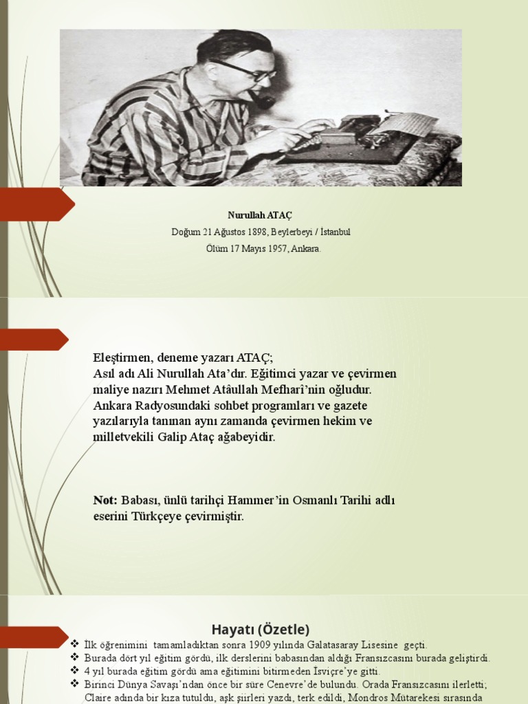 Nurullah ATAÇ | PDF