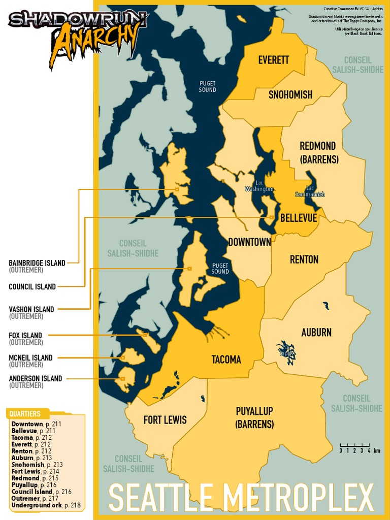 Seattle Metroplex Carte A4 v3 | PDF